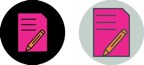 Document Edit Icon Design 43095553 Vector Art At Vecteezy