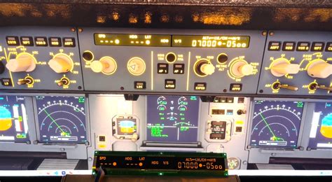 Airbus A320 Fcu Pcb Lcd Display For Flight Simulators Seeks Kickstarter