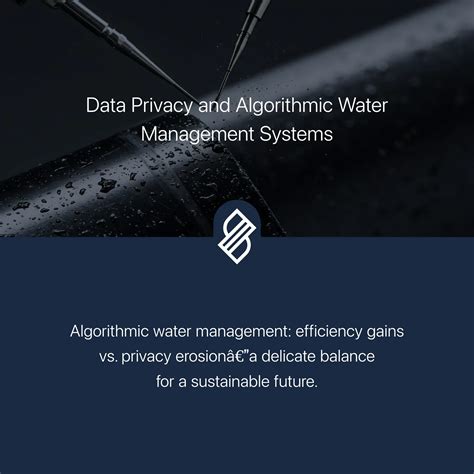 Data Privacy And Algorithmic Water Management Systems → Scenario