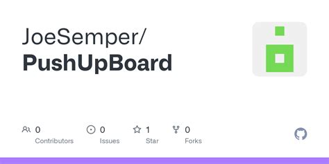 github joesemper pushupboard