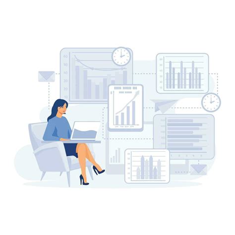 Negocio Concepto Oficina Trabajadores Son Estudiando El Infografía El
