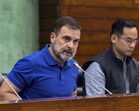 Rahul Gandhi Reacts To Bjps Claims Of Doing Gundagardi And Injuring