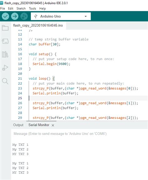 using the flash program memory of arduino to pre store data phipps electronics