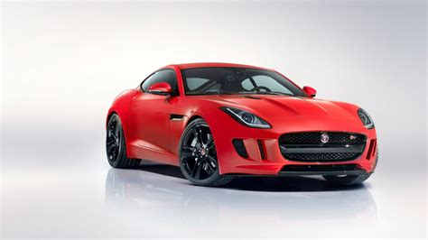 배경 화면 간단한 배경 빨간 차 스포츠카 재규어 차 고성능 차 재규어 F 형 쿠페 Ferrari