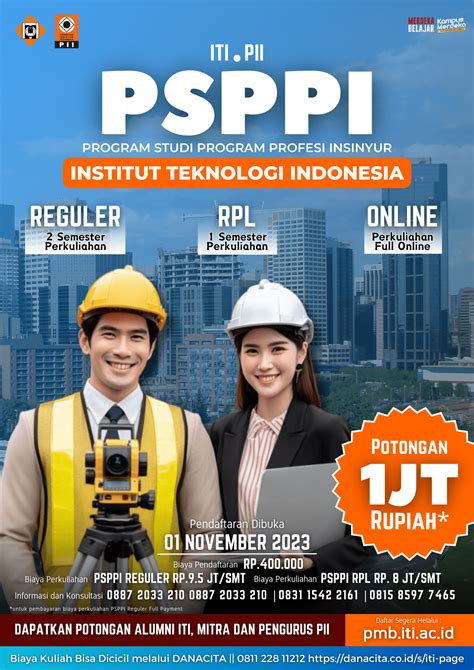 Program Studi Program Profesi Insinyur PSPPI Institut Teknologi