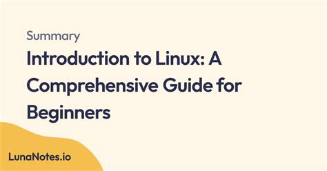 Introduction To Linux A Comprehensive Guide For Beginners Video