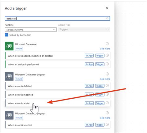 Trigger A Flow Only When A Dataverse Row Is Create Power Platform