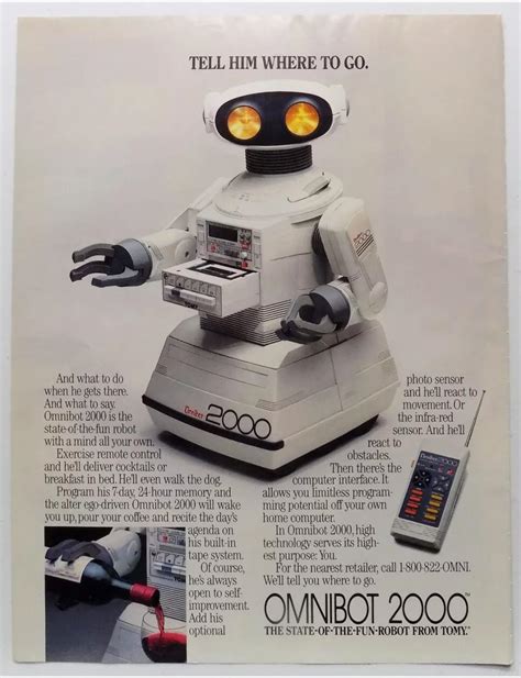 Heres An Omnibot 2000 By Tomy R Nostalgia