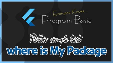 Flutter Practice Where Is My Package Local Folder Github Youtube