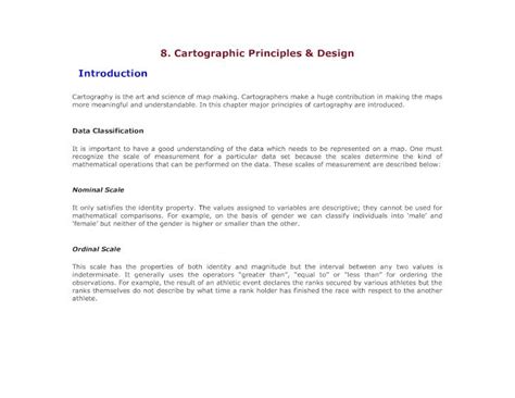 Pdf 8 Cartographic Principles Design Dokumentips