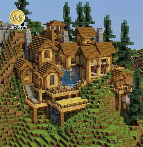 Minecraft House On Hill Artofit