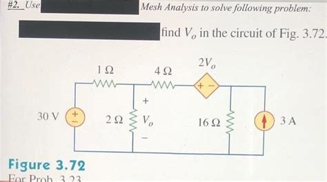 answered 2 use 30 v figure 3 72 192 222 mesh… bartleby