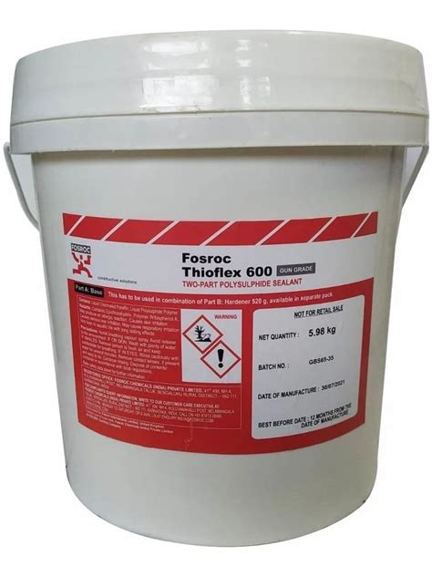 Fosroc Thioflex 600 Liquid At Rs 275 Kg In Bhiwadi Id 2853500536297