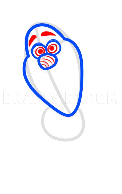 How To Draw Olaf Drawing Step By Step By Dawn DragoArt