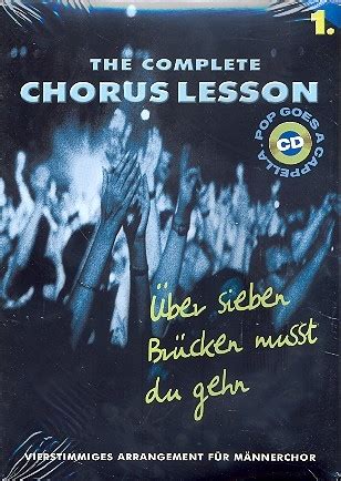 Über sieben Brücken mußt du gehn CD für Männerchor 25 Chorpartituren