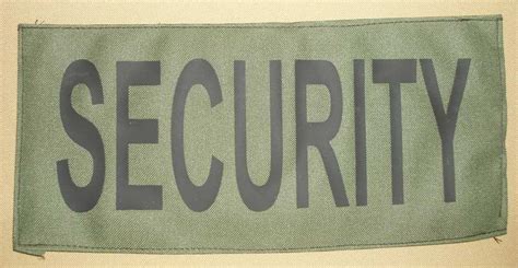 Security Name Tag The Vest Guy