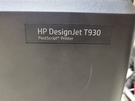 bidera government auctions hp designjet t930 post script printer