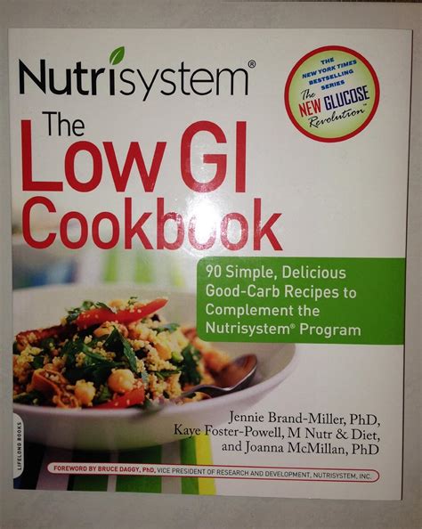 Nutrisystem The Low Gi Cookbook Jennie Brand Miller Kaye Foster
