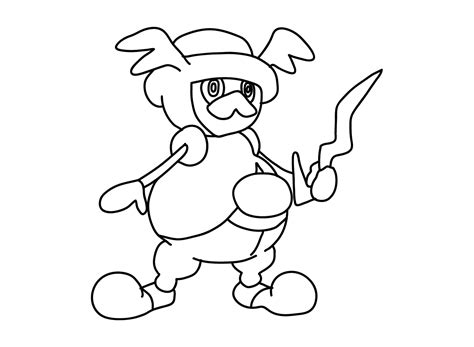Mr Rime Coloring Page