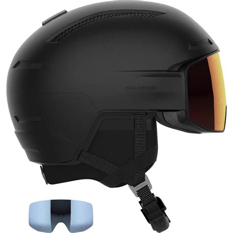 Lyžařská helma se štítem Salomon Driver Prime Sigma Plus Black GLAMI cz