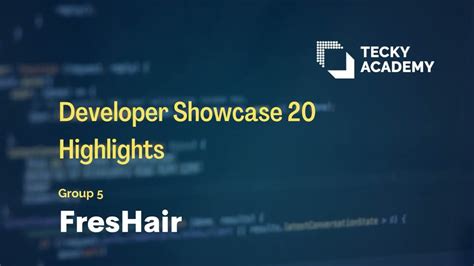 Developer Showcase 20 精華片段 Youtube