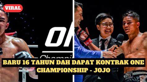 JOHAN GHAZALI CIPTA SEJARAH MENJADI FIGHTER TERMUDA DAPAT KONTRAK ONE