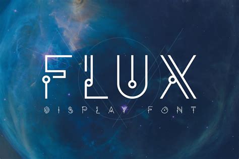 Flux Display Font Stunning Display Fonts ~ Creative Market