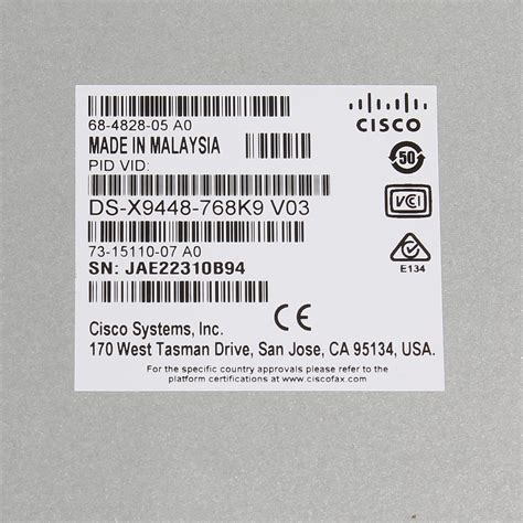 Cisco MDS 9700 48 Port 16 Gbps Fibre Channel Switching Module DS X9448 768K9