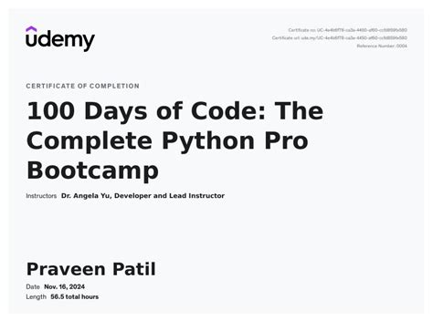 praveen patil on linkedin python 100daysofcode udemy