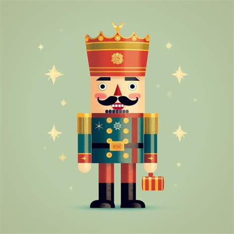 Premium Ai Image There Is A Nutcracker With A Mustache And A Mustache