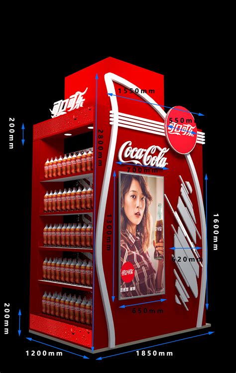 可口可乐美陈展览展示兼职设计 站酷zcool