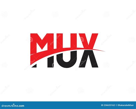 MUX Letter Initial Logo Design Vector Illustration Stock Vector Illustration Of Creative