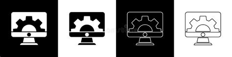 Coding Language Icon Black White Stock Illustrations 553 Coding