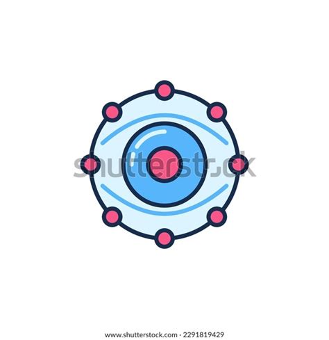 Neural Network Eye Vector Image Recognition Stock Vector Royalty Free 2291819429 Shutterstock