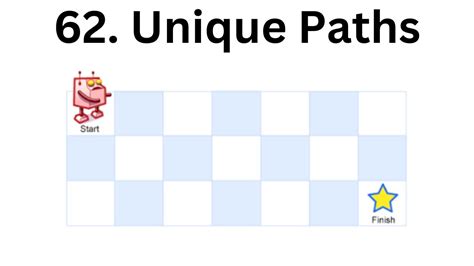 62 Unique Paths LeetCode Using Python YouTube