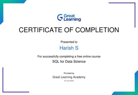 Harish Saravanan On Linkedin Sql Datascience Greatlearning