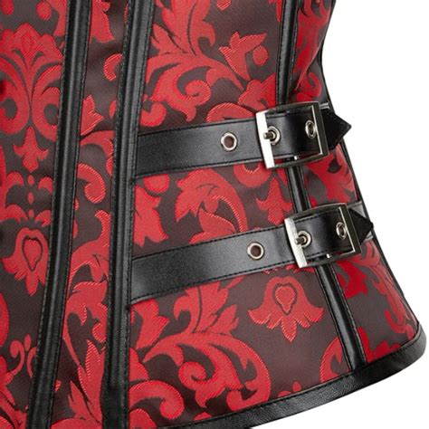 Corset Steampunk Rouge Steampunk Boutique
