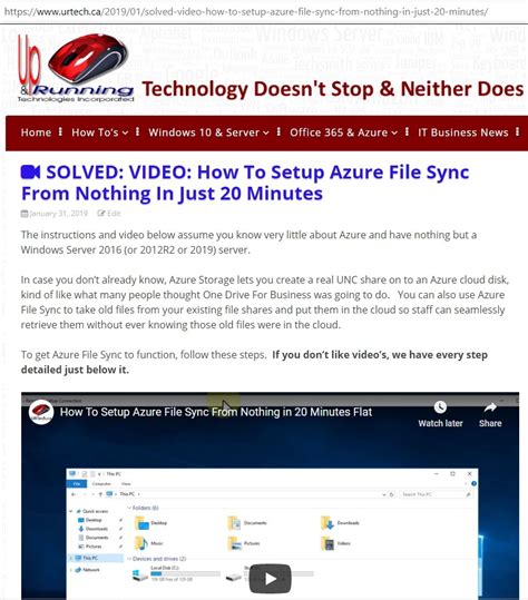 Solved Video Setup A File Share In The Microsoft Azure Cloud Map A