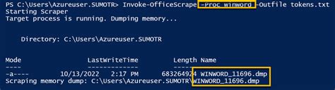 Detection Notes In Memory Office Application Token Theft