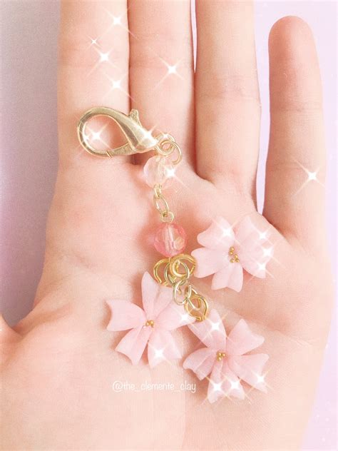 Sakura Keychain Etsy