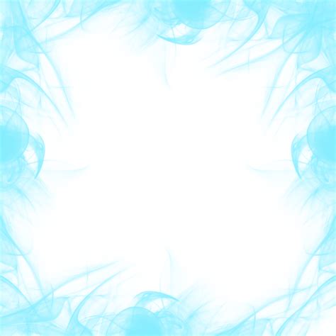 Abstract Cyan Smoke Frame 34002649 Png