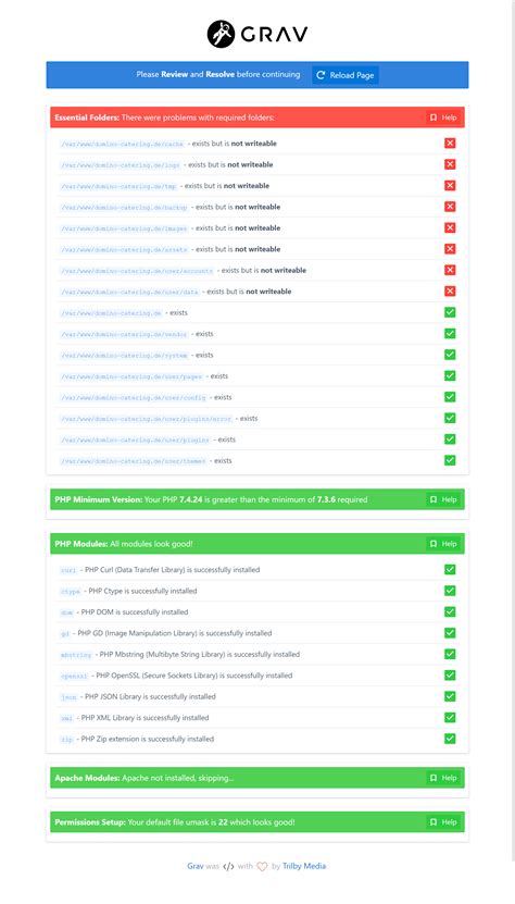 Exists But Not Writable · Issue 3471 · Getgravgrav · Github