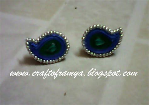 Creative Paper Quilling Jhumkas