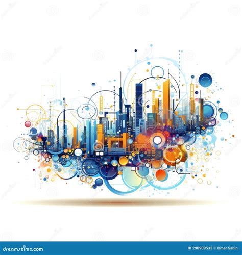 Abstract Innovation Hub Stock Image Image Of Network 290909533