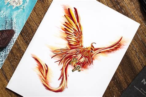 Phoenix Drawing How To Draw A Fiery Phoenix Art In Context