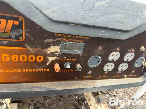 Pulsar Pg6000 Generator Agriculture Bigiron