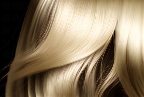 Premium Photo Wispy Blonde Hair Texture People Cosmetic Makeup
