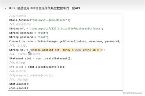 Jdbc简介 快速入门 Csdn博客