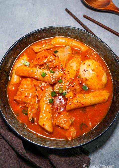 Rosé Tteokbokki Cheesy And Creamy Nomadette