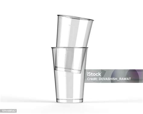 브랜딩을 위한 빈 투명 프로모션 컵 격리된 흰색 배경의 모형 템플릿 3d 일러스트레이션 0명에 대한 스톡 사진 및 기타 이미지 0명 3차원 형태 공란 Istock